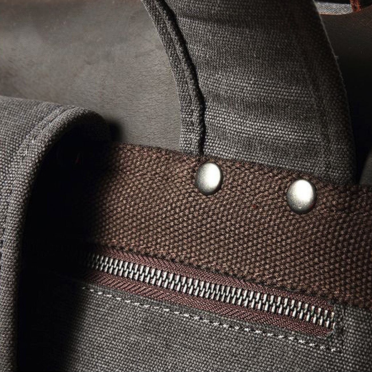 Vintage Canvas Leather Backpack - Handcrafted & Sustainable